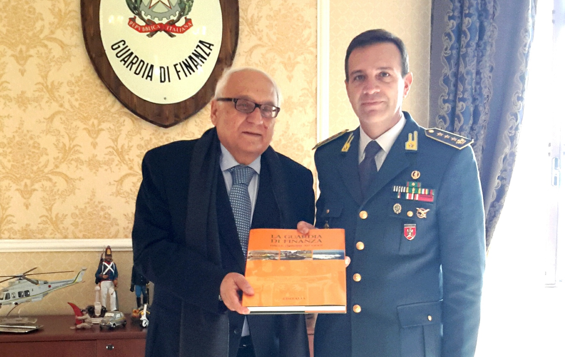 Finanza, visita |del presidente Scuto