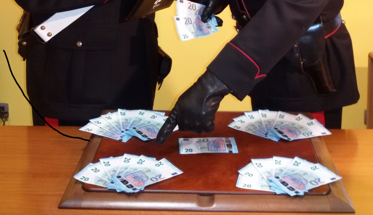Soldi falsi che sembrano veri| Spacciate banconote da 20 euro