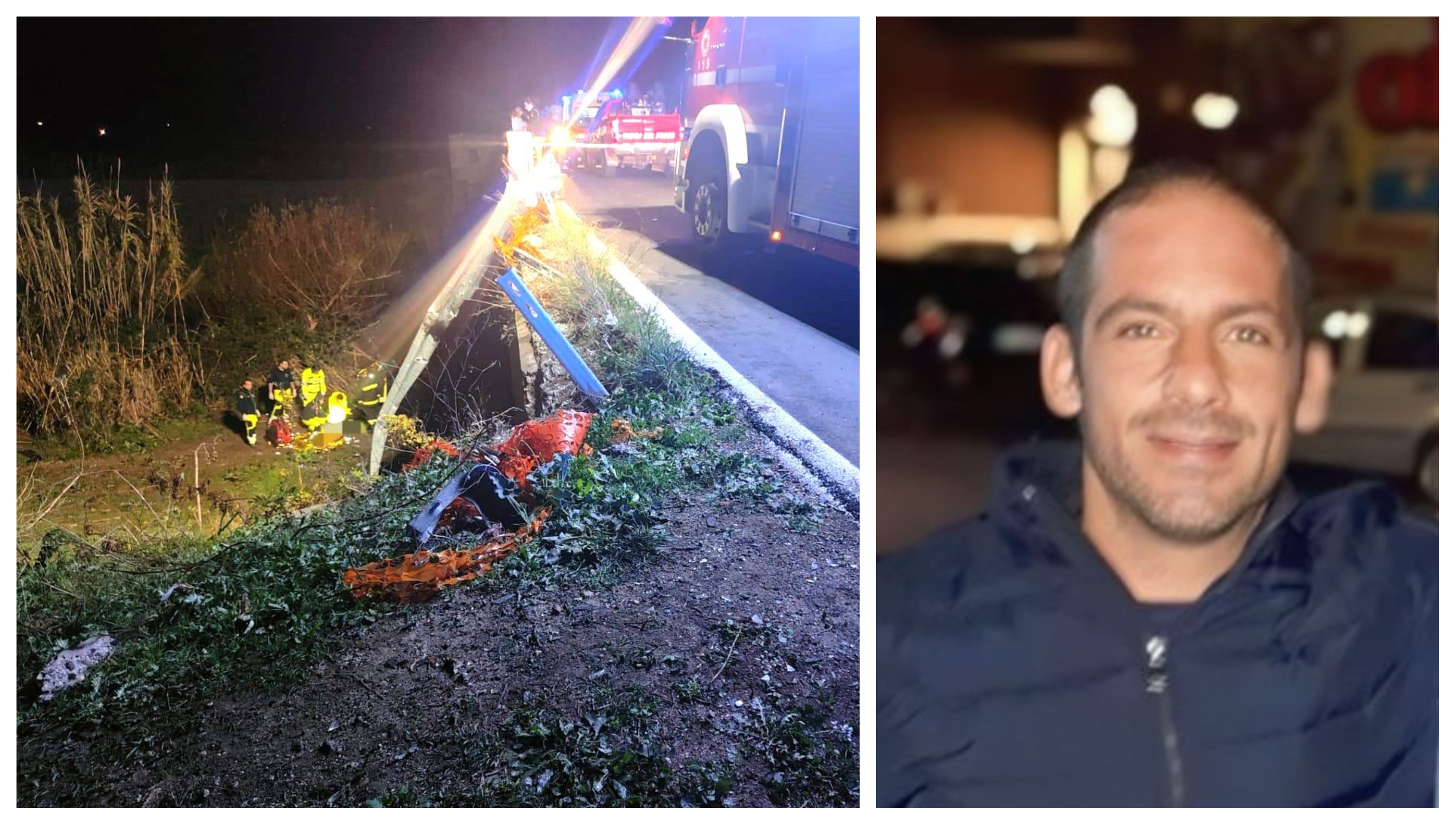 Incidente mortale a Lentini, sfonda il guard rail e precipita
