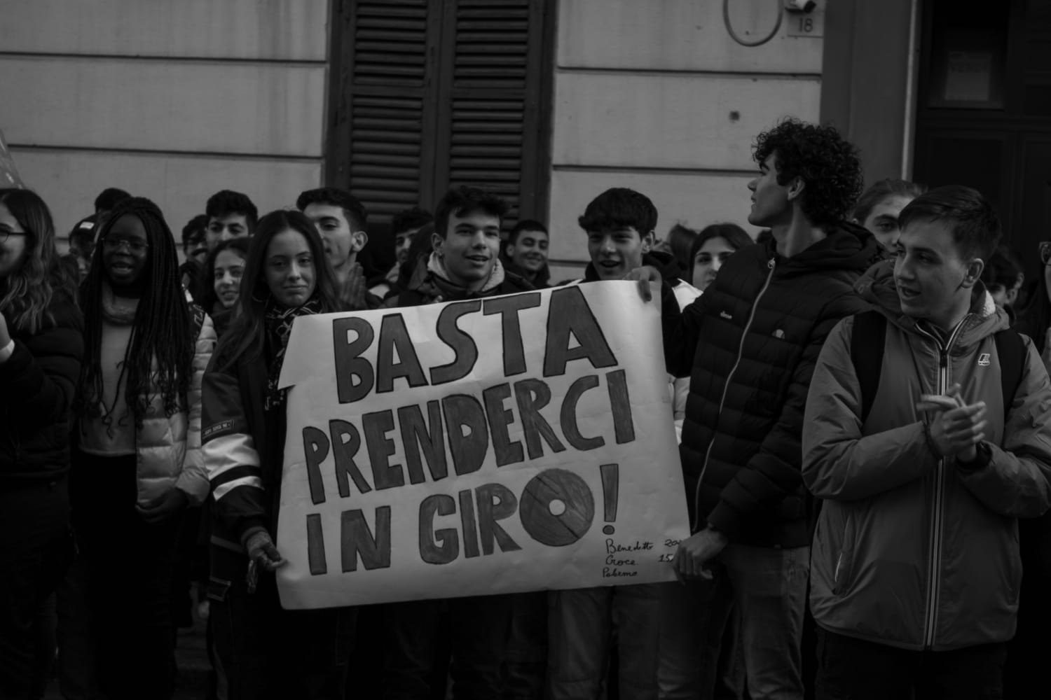 Palermo, mancano i riscaldamenti: protesta al Benedetto Croce