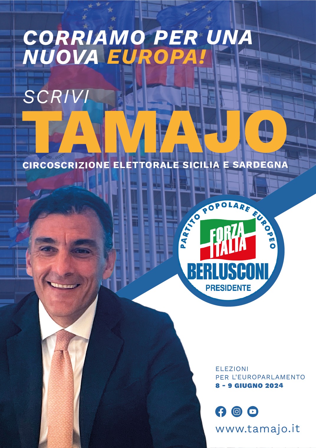 Europee, Tamajo annuncia la candidatura: "Facciamo sentire la voce"