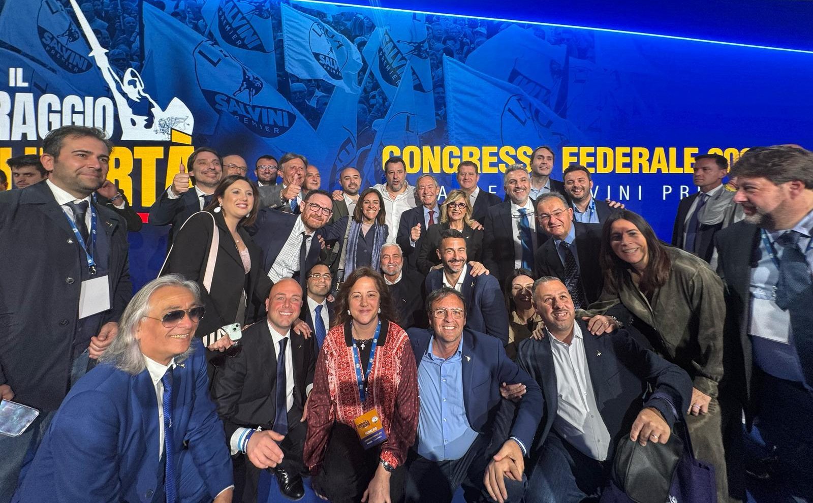 Salvini rieletto segretario della Lega, Turano: “Partito unito e forte”
