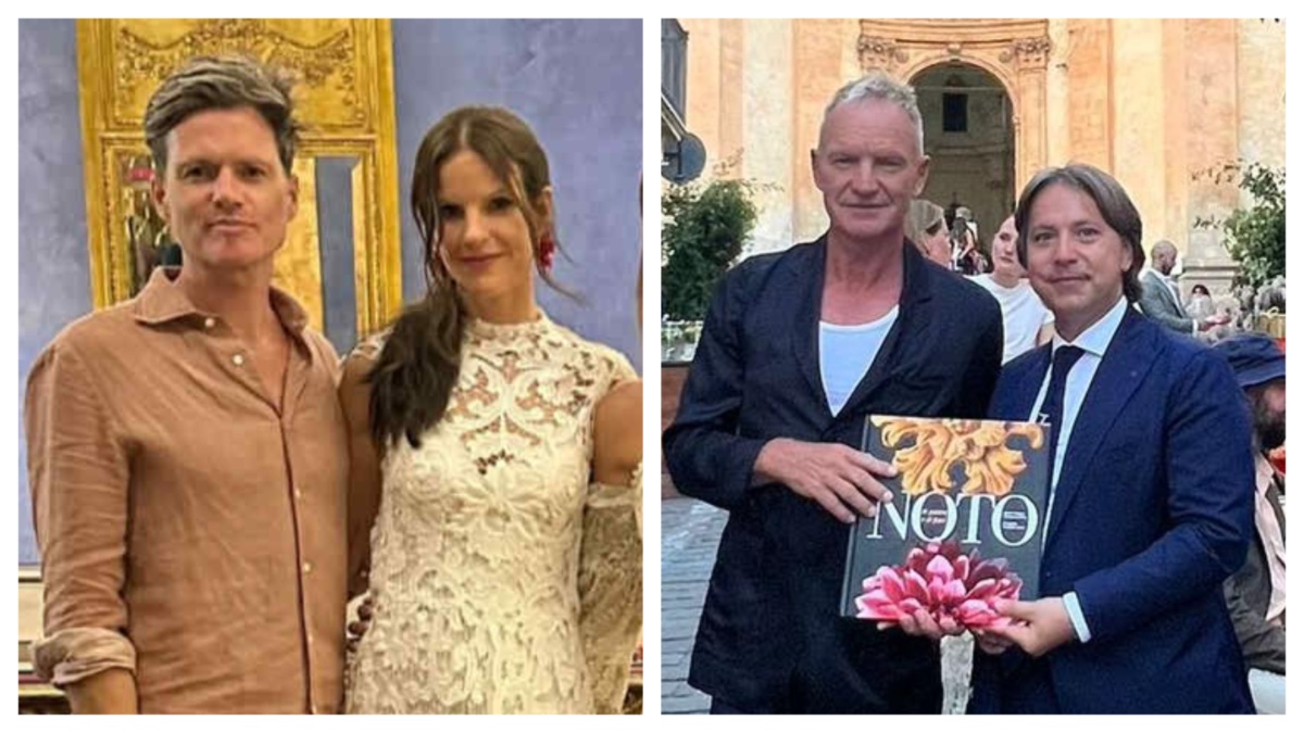 Il matrimonio della figlia di Sting a Noto, le foto più belle